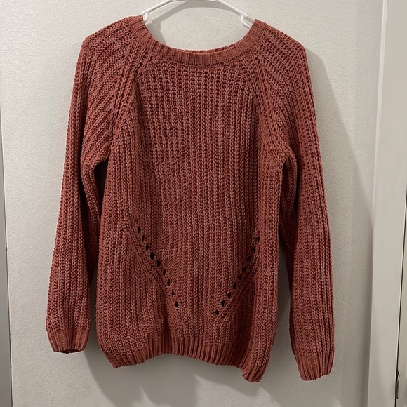 Poof! | Sweaters | Coral Poof Chunky Knit Sweater | Poshmark